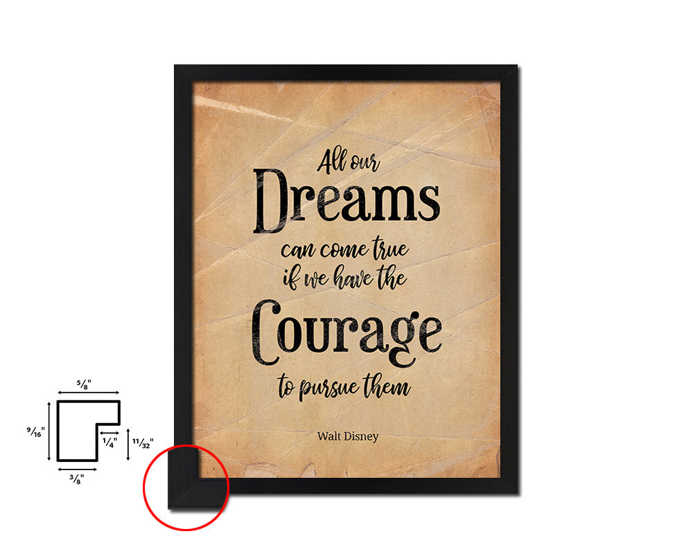 Walt Disney Posters With Quotes Walt Disney Wall Art: Inspirational