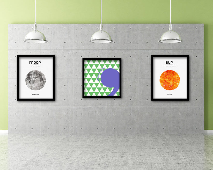 Apostrophe Punctuation Art Framed Wall Decor Prints - MAUMshop.work