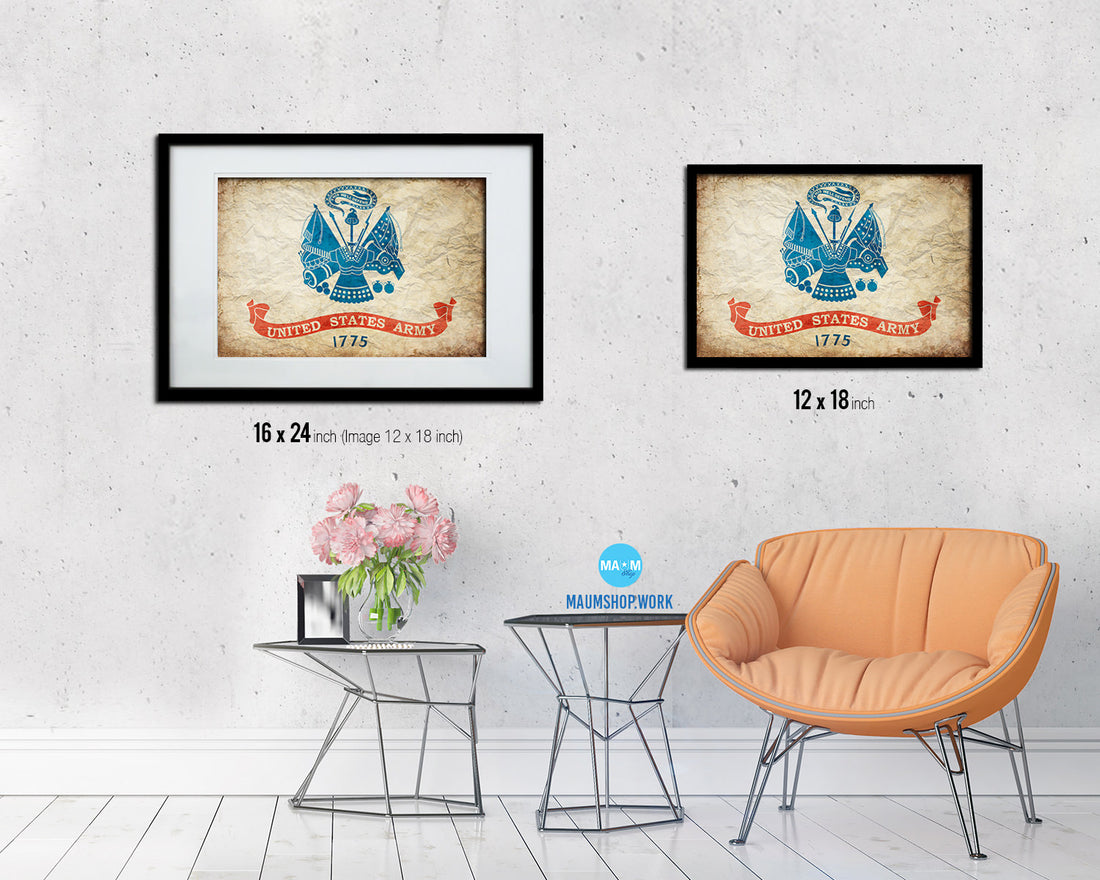 US Army 1775 Vintage Military Flag Wall Decor Art Prints - MAUMshop.work