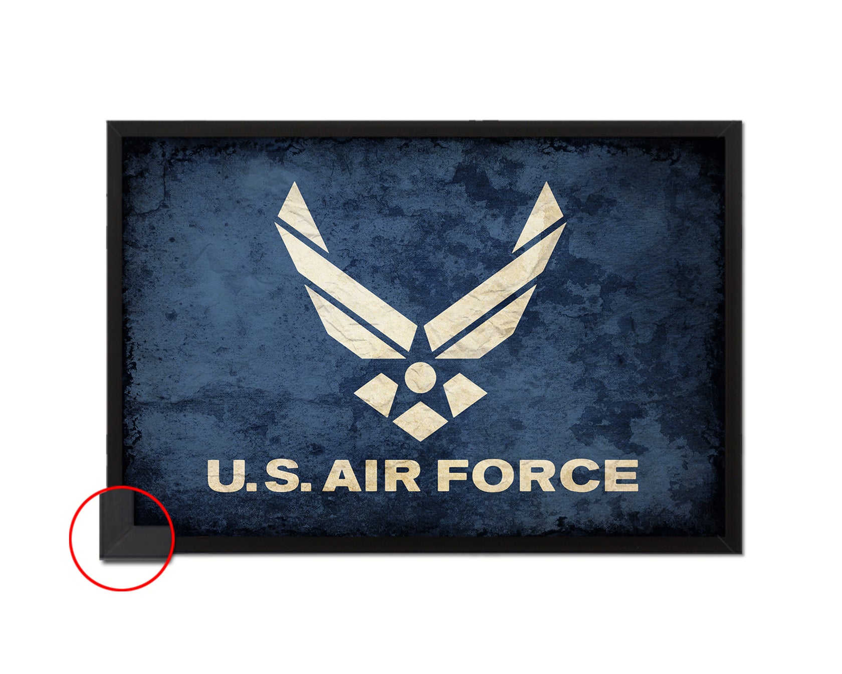 US Air Force Vintage Military Flag Wall Decor Art Prints - MAUMshop.work