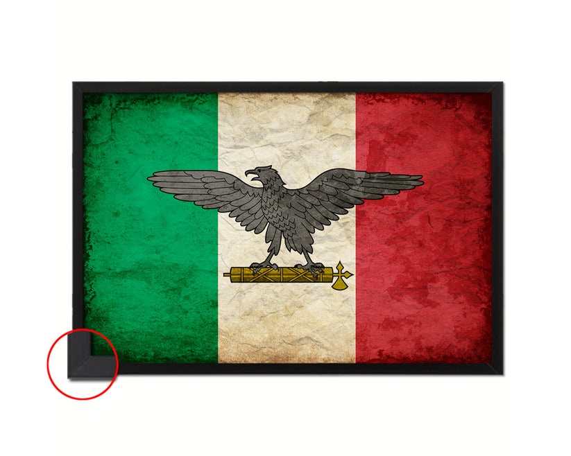 Italy War Eagle Italian Military Vintage Military Flag Wall Decor Art ...