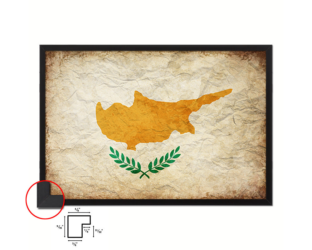Cyprus Country Vintage Flag Printable Wall Art - MAUMshop.work
