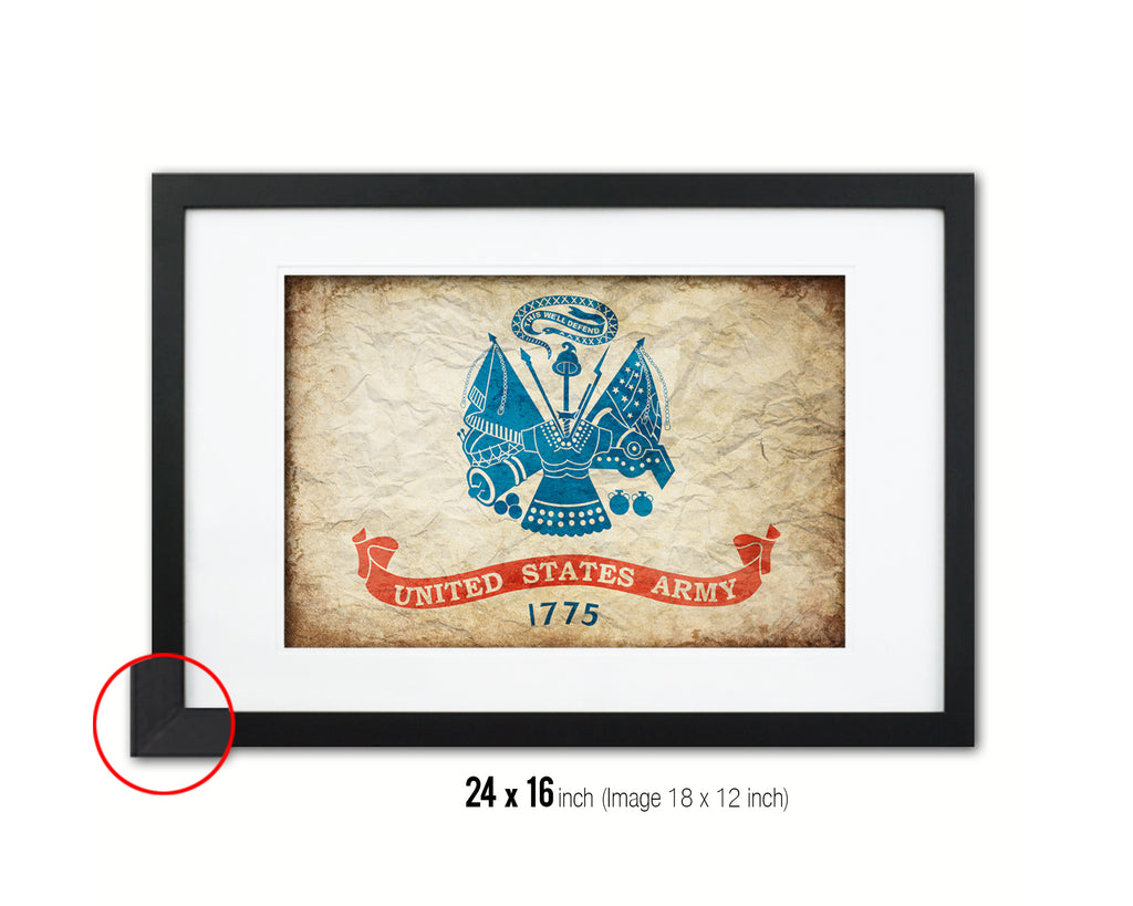 US Army 1775 Vintage Military Flag Wall Decor Art Prints - MAUMshop.work