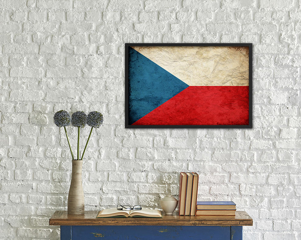 Czech Republic Country Vintage Flag Printable Wall Art - MAUMshop.work