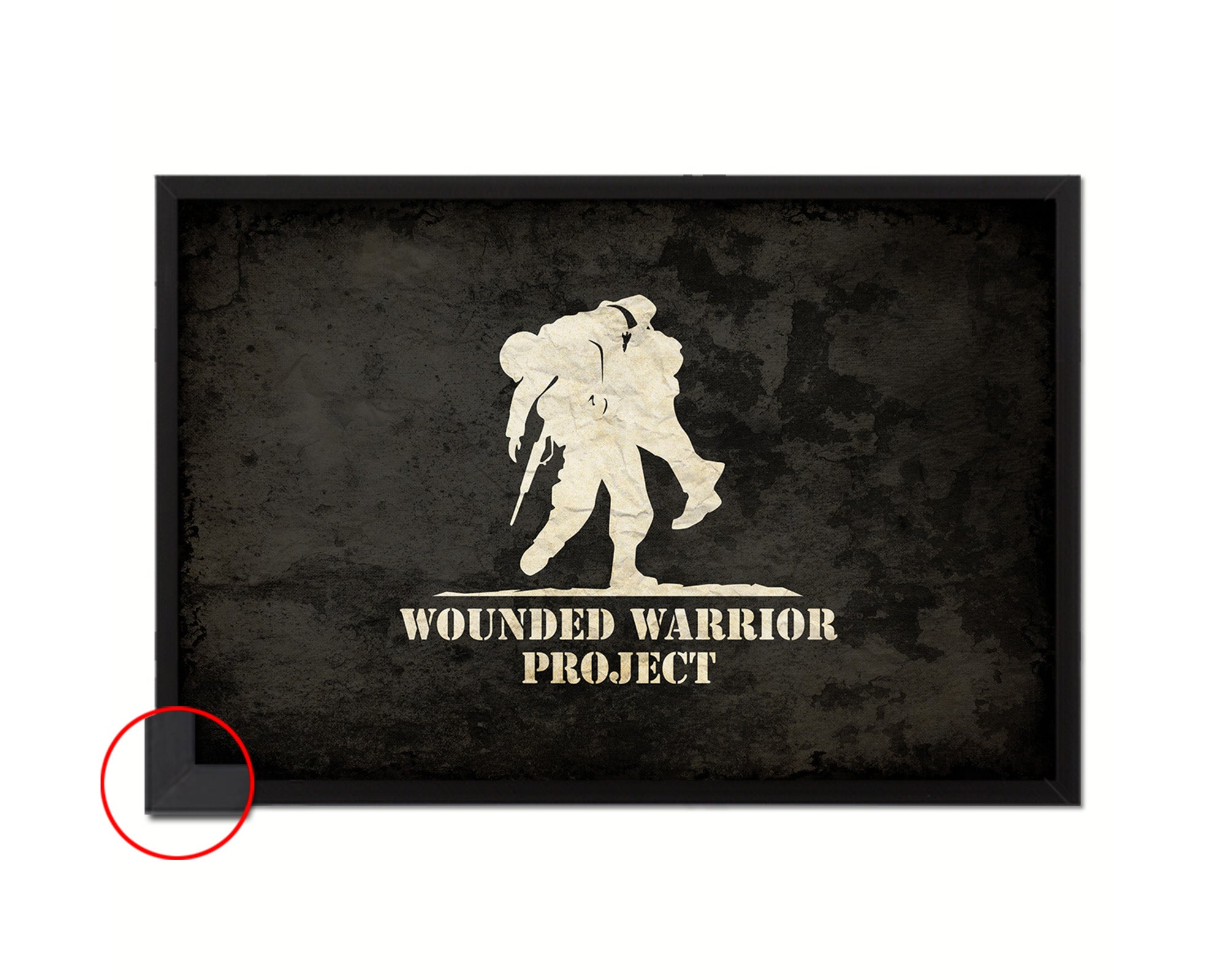 Wounded Warrior Project Vintage Military Flag Wall Decor Art Prints ...