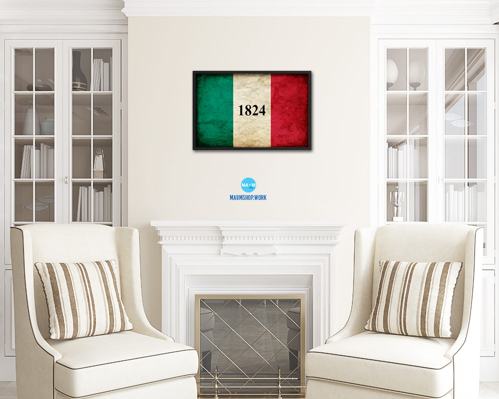 Texas 1824 ALAMO Historical Battle Vintage Military Flag Wall Decor Art ...