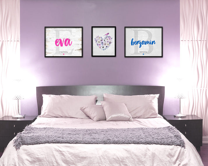 Eva Cottage Personalized Biblical Name Plate Meanings Art Framed Wall ...