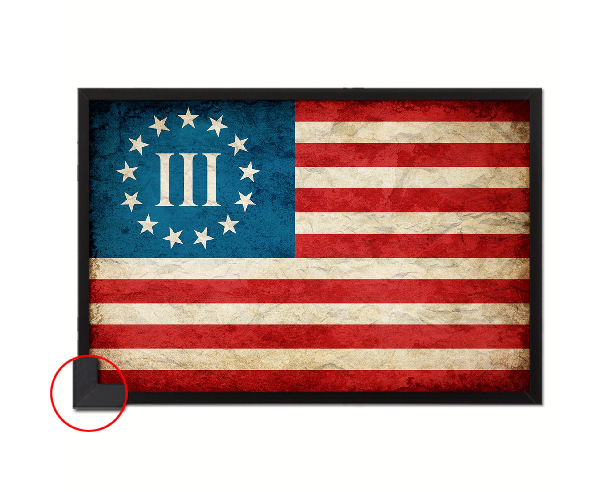 3 Percent Betsy Ross Nyberg Battle III, Revolutionary War Vintage ...