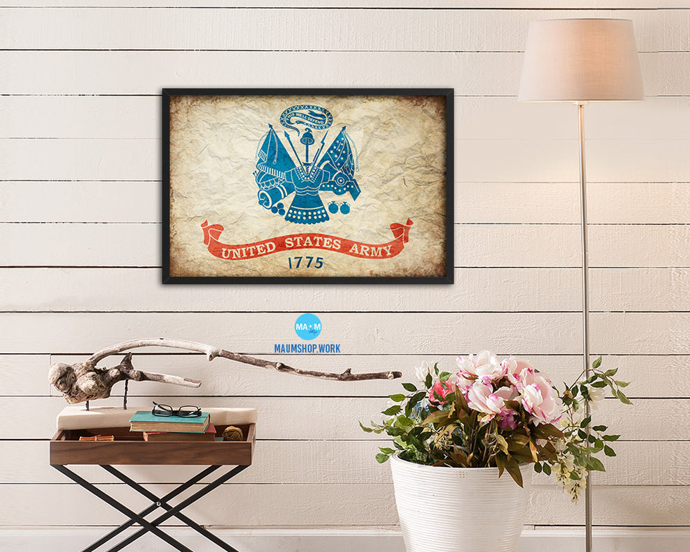 US Army 1775 Vintage Military Flag Wall Decor Art Prints - MAUMshop.work