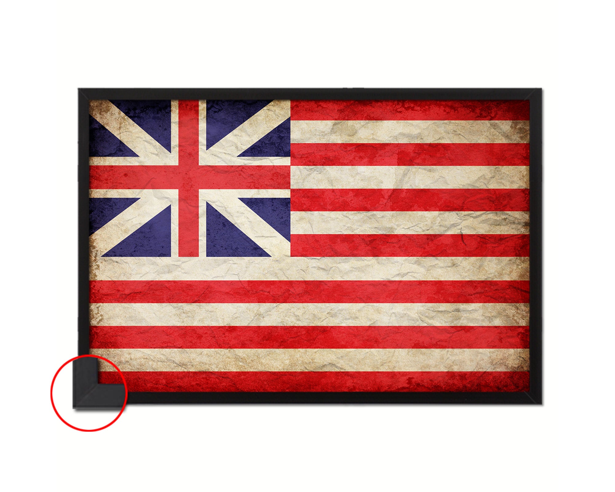 Grand Union Vintage Military Flag Wall Decor Art Prints - MAUMshop.work