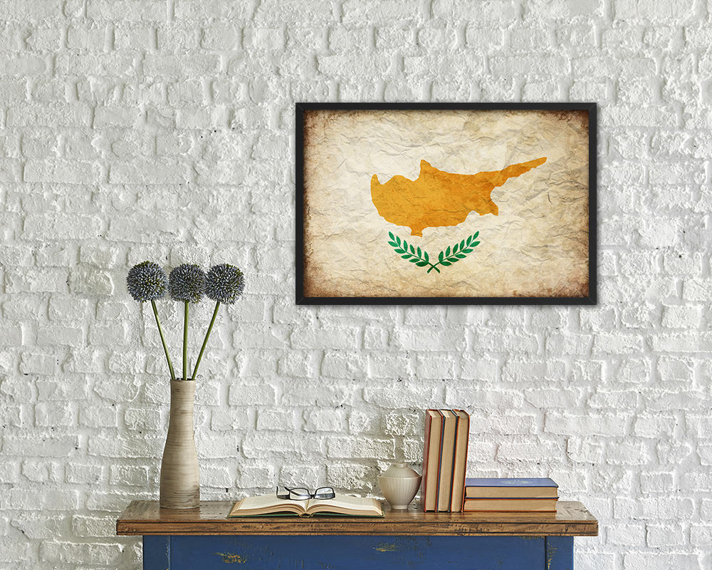 Cyprus Country Vintage Flag Printable Wall Art - MAUMshop.work